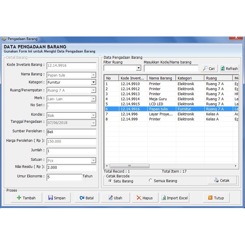 Jual Aplikasi Inventaris Barang dan Aset | Shopee Indonesia