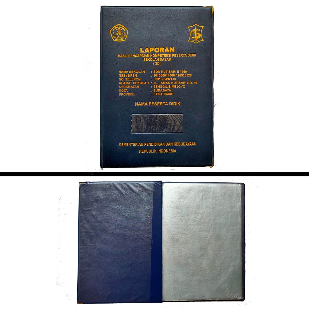 Jual Map Cover Raport Cover Ijazah Custom - Tahan Lama dan Elegan ...
