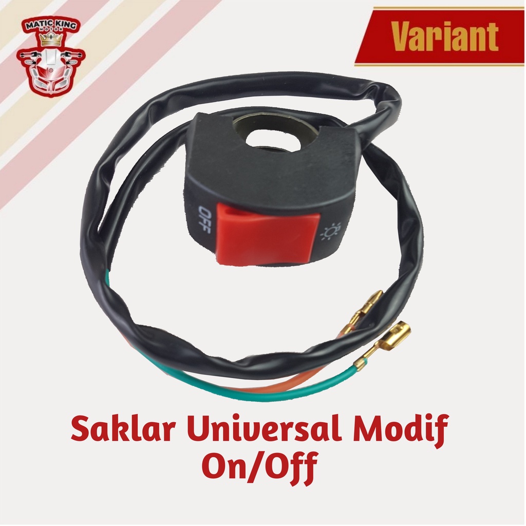 Jual Saklar Modifikasi lampu Kanan kiri on off Universal Scarlet ...