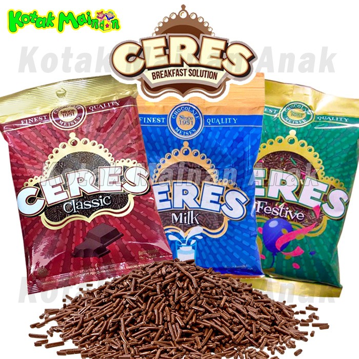 Jual Ceres Coklat Meises Cokelat Topping Seres Ropang Meises / Meses ...
