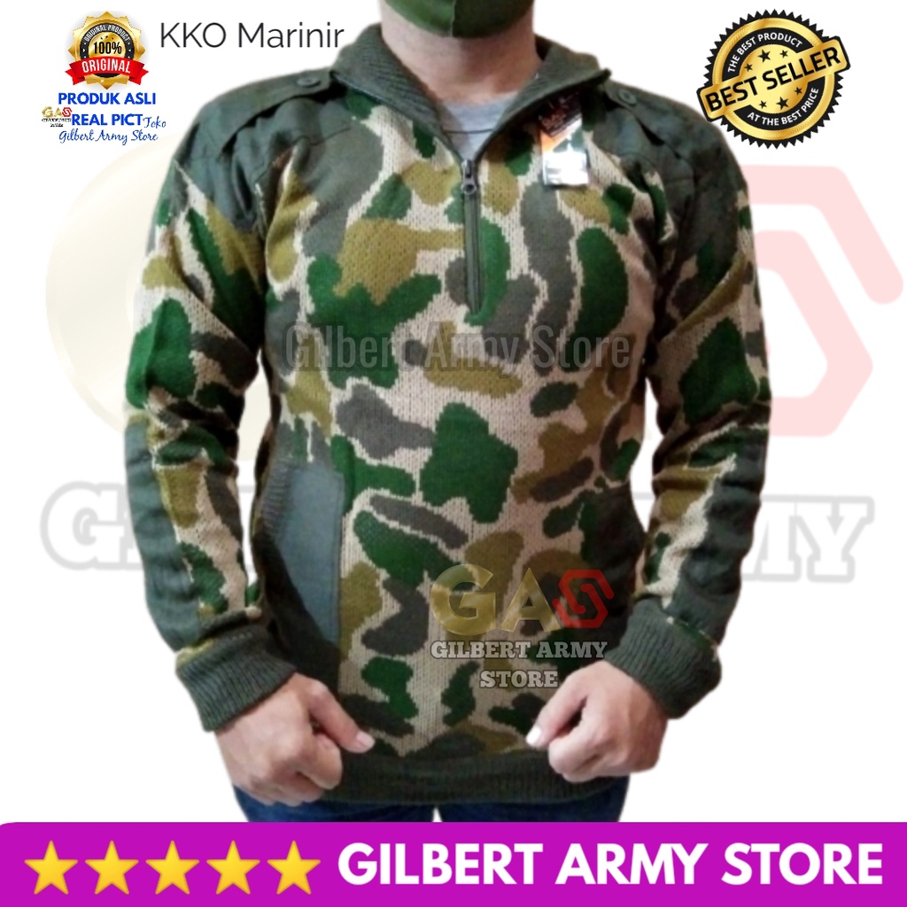 Jual Sweater Loreng Pria Kko Marinir Tni Malvinas Kopasus Terbaru ...