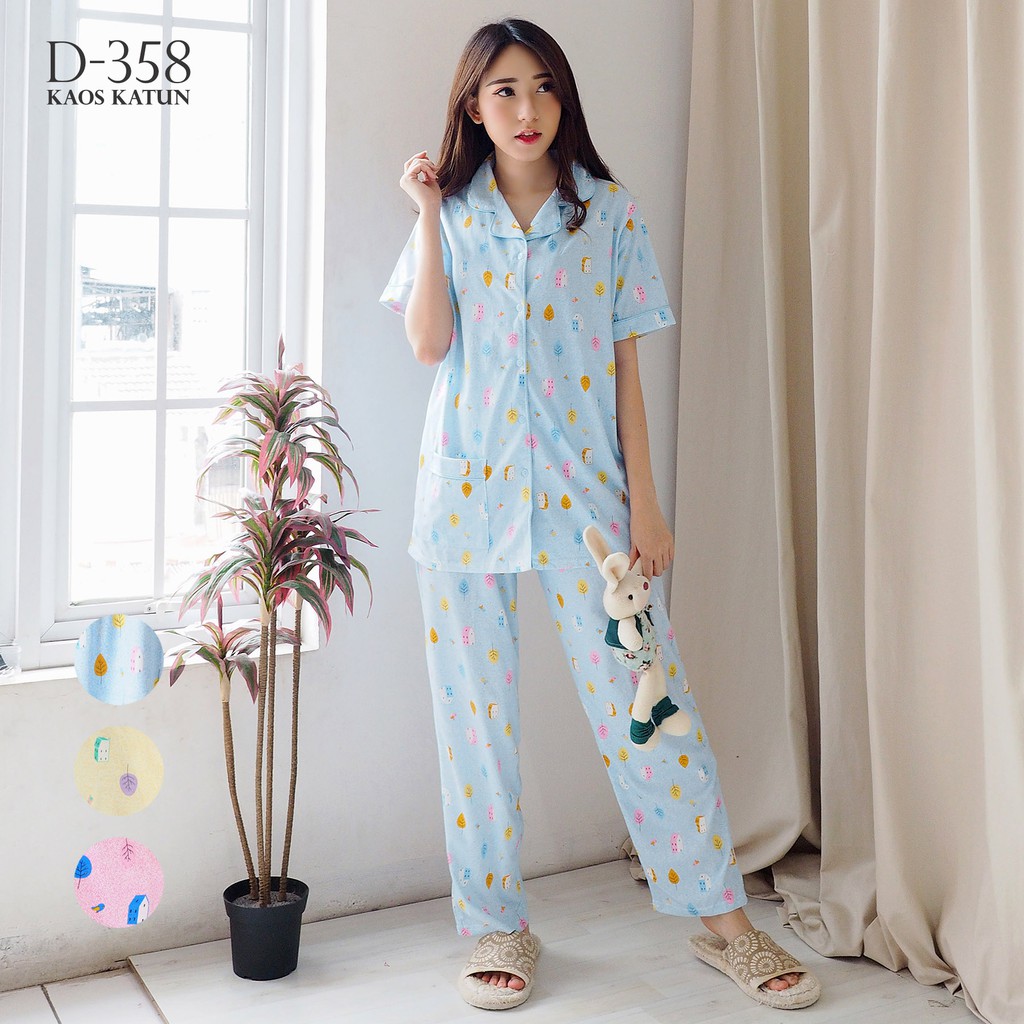 Jual GREET NIGHT WEAR - Baju Tidur Model : D-358 / PPK | Shopee Indonesia