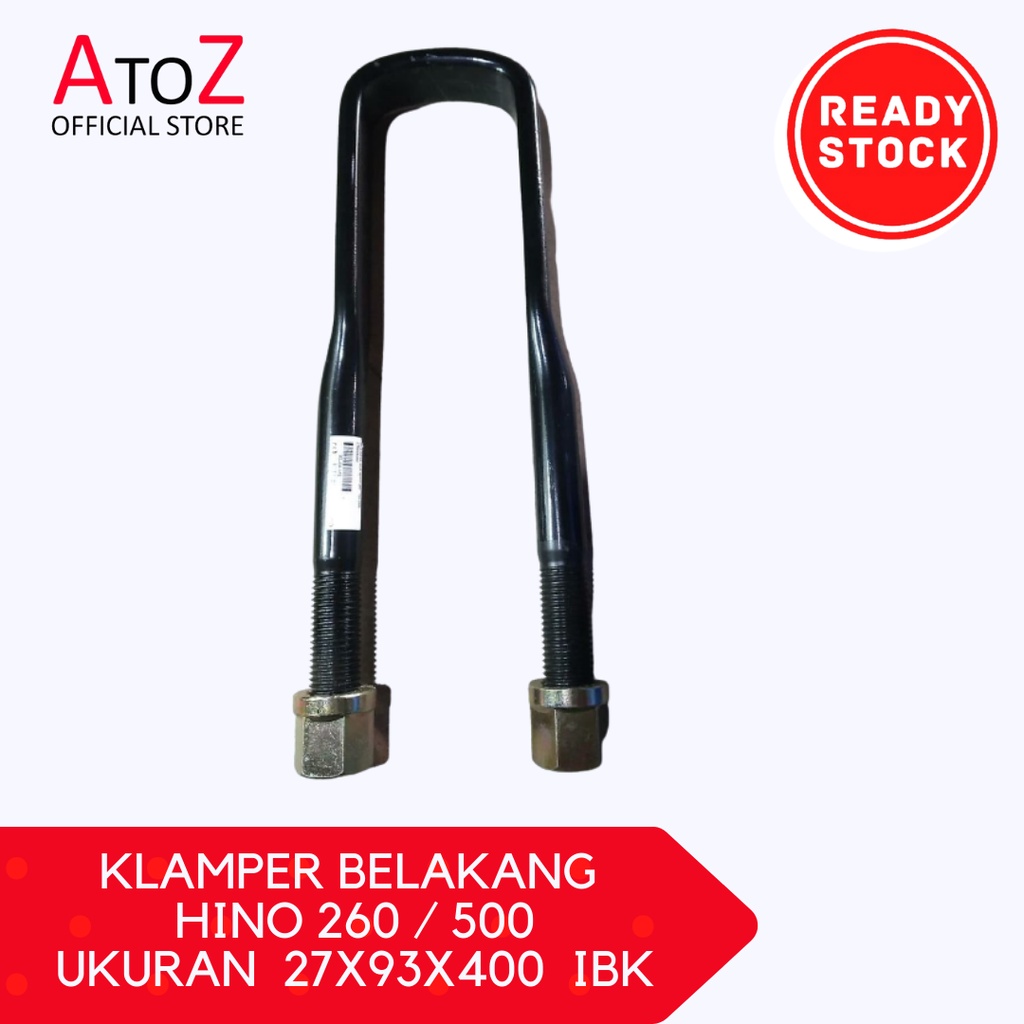Jual KLAMPER BELAKANG HINO 260 / 500 UKURAN 27X93X400 IBK | Shopee ...