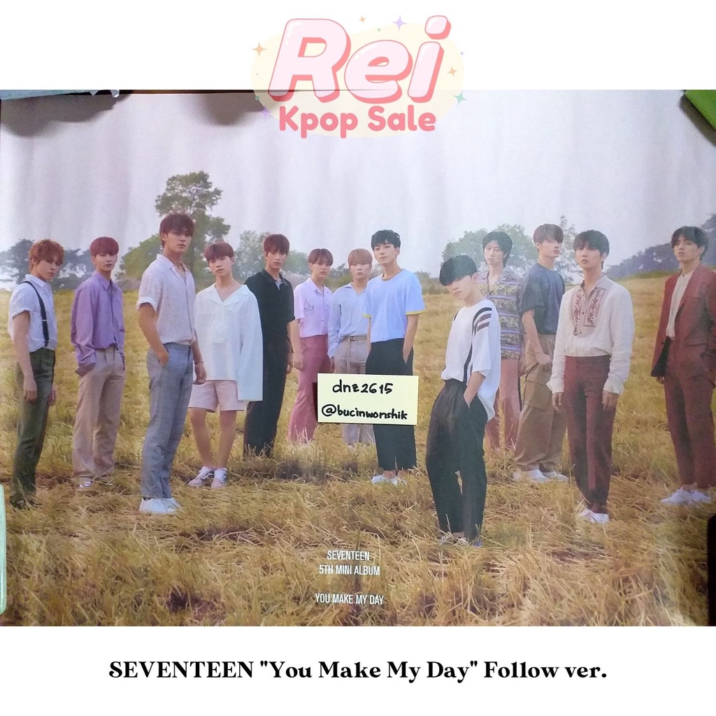 Jual SEVENTEEN Official Poster K-Pop | Shopee Indonesia