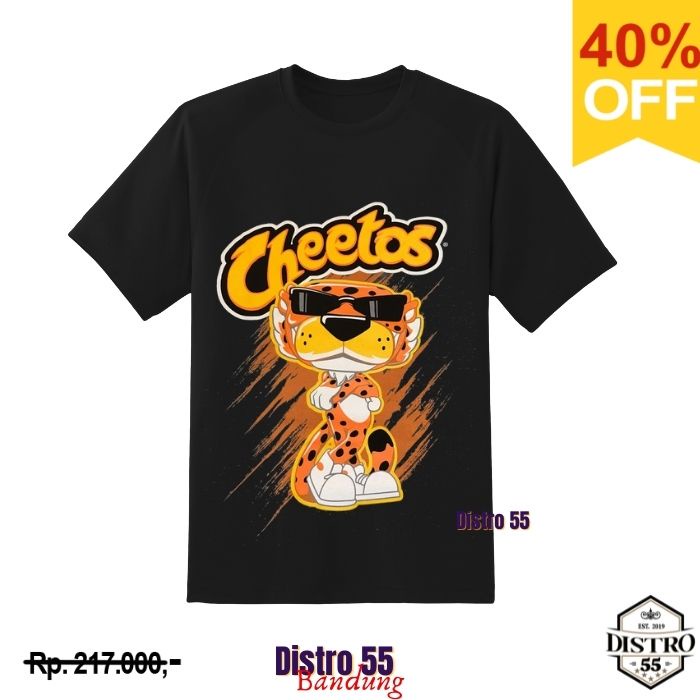 Jual KAOS KARTUN CHEETOS CHEESTER CHEETAH VINTAGE TSHIRT ( UNISEX TEE ...