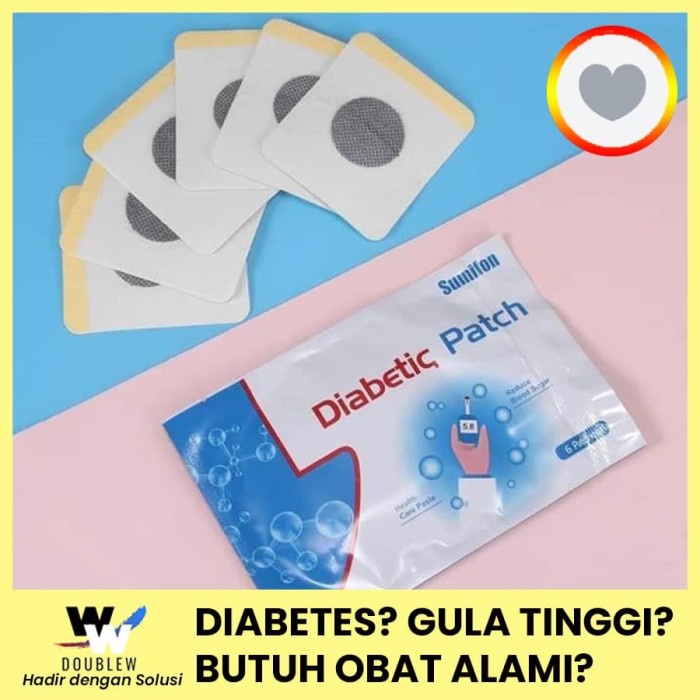 Jual DIABETIC PATCH KOYO DIABETES DIABET KENCING MANIS 1 PAK PACK ...
