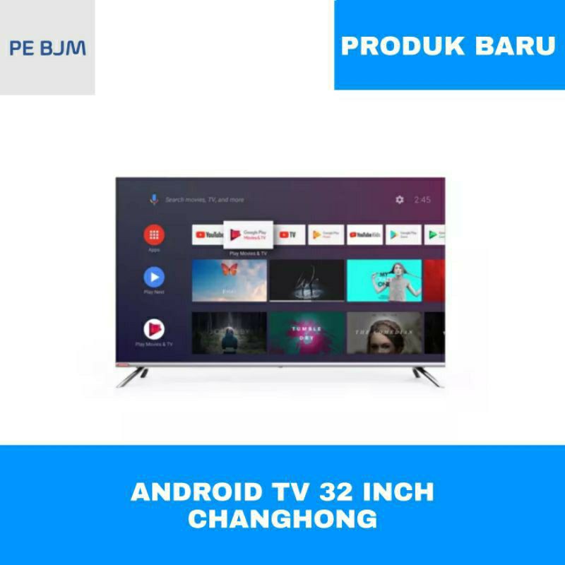 Jual TV LED CHANGHONG 32” ANDROID TV L32H7 ORIGINAL | Shopee Indonesia