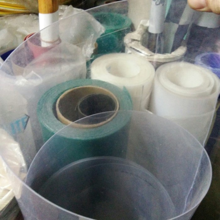 Jual Ds2001D Plastik Tutup Pagar Bening Tebal 1 Mm / Fiber Meteran ...