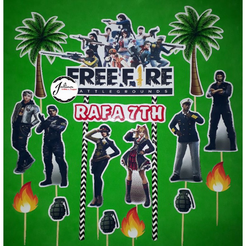Jual topper cake FREE FIRE | Shopee Indonesia
