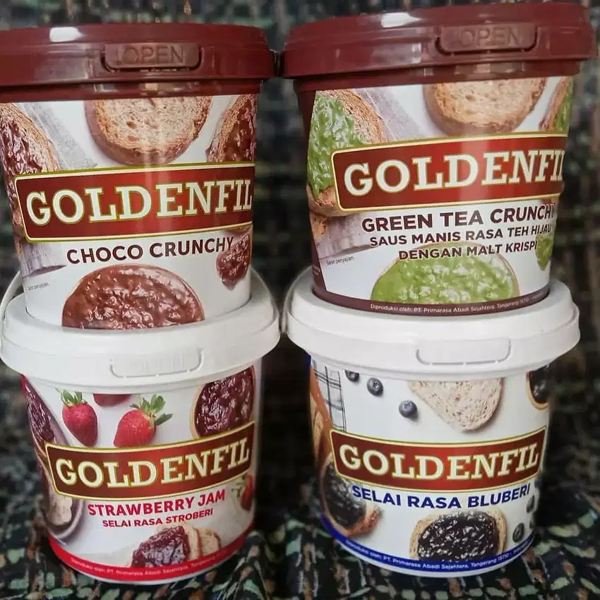 Jual GOLDENFILL VARIAN RASA/GOLDENFILL/SELAI/OLES ROTI/CRUNCHY/JAM All ...