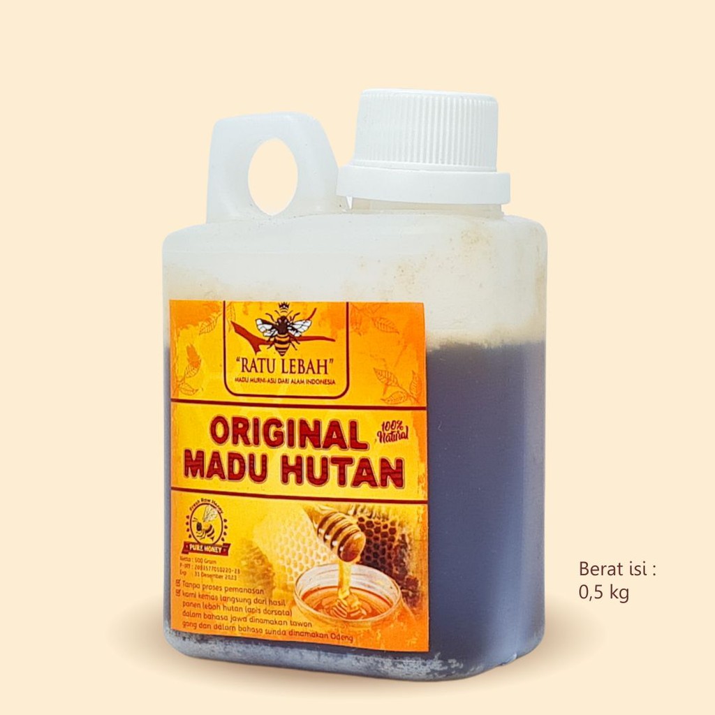 Jual Madu Hutan Asli Murni 0.5 kg Apis Dorsota Sialang Riau Sumatera ...