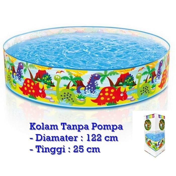 Jual HARGA DISKON !! Kolam Renang Anak tanpa Pompa Dino Snapset Pool ...