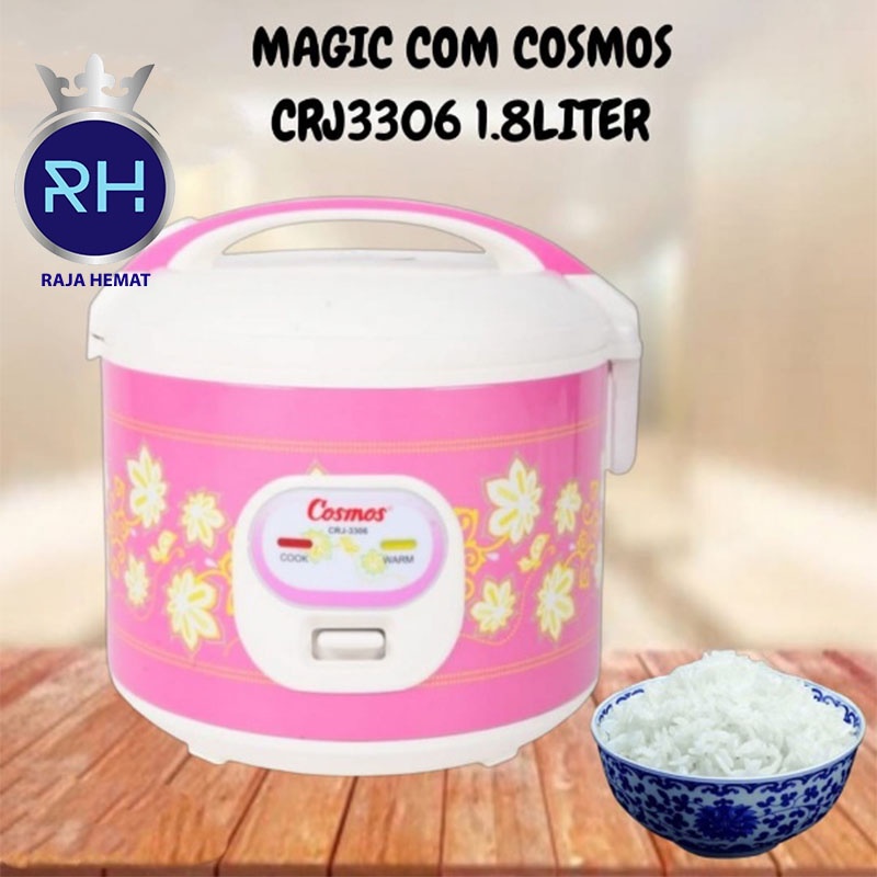 Jual COSMOS RICE COOKER CRJ 3306 1.8L / MAGIC COM COSMOS | Shopee Indonesia
