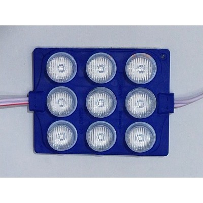 Jual LAMPU LED STRIP MODUL 9 MATA BESAR SMD 7560 3030 24V 24 VOLT 9WATT ...