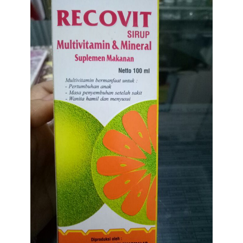 Jual recovit sirup 100 ml multivitamin dan suplemen makanan | Shopee ...