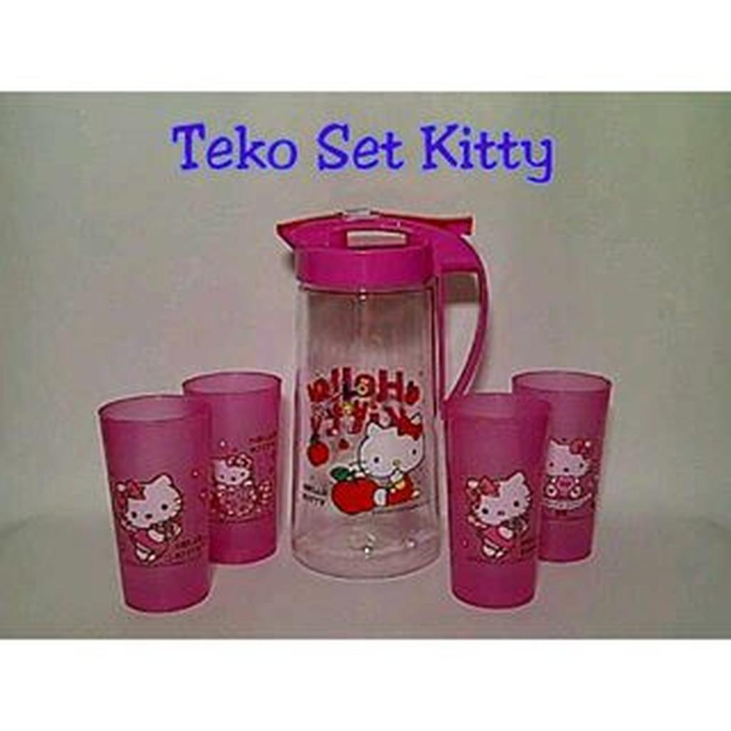 Jual 0574 set teko hellokitty | Shopee Indonesia