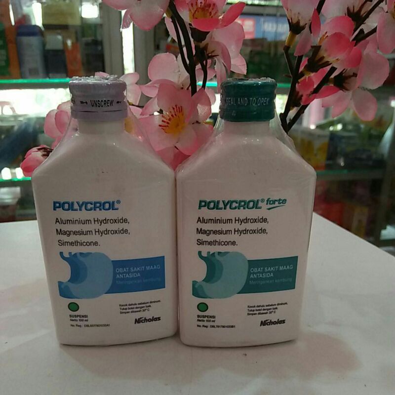 Jual Polycrol syrup 100ml dan Polycrol Forte syrup 100ml | Shopee Indonesia