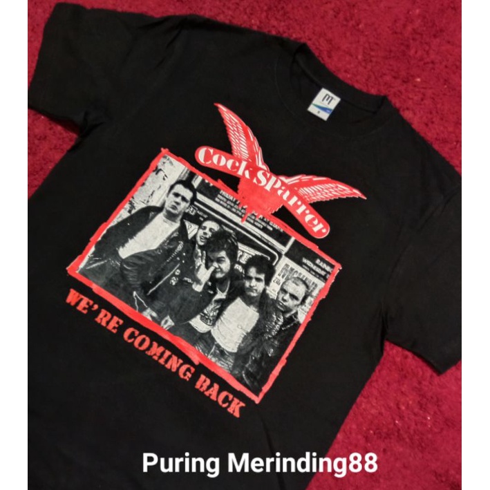 Jual Kaos Cock Sparrer - we're coming back | Shopee Indonesia