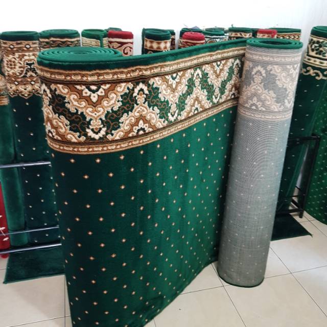 Jual Karpet Masjid Tebal Roll 120cm x 600cm Bisa Custom | Shopee Indonesia