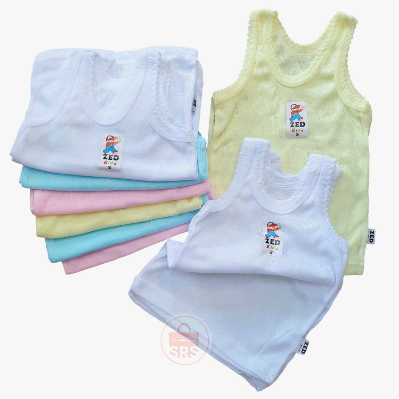 Jual 6 Pcs (1/2 Lusin) Kaos Singlet Bayi Size S, M, L, XL, XXL, XXXL ...