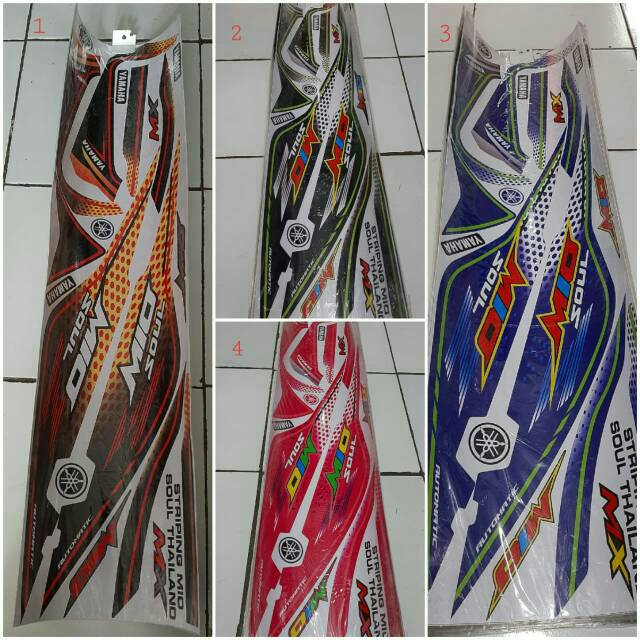 Jual Stiker Motor / Sticker / Decal / Striping Mio Soul MX Variasi 3 ...