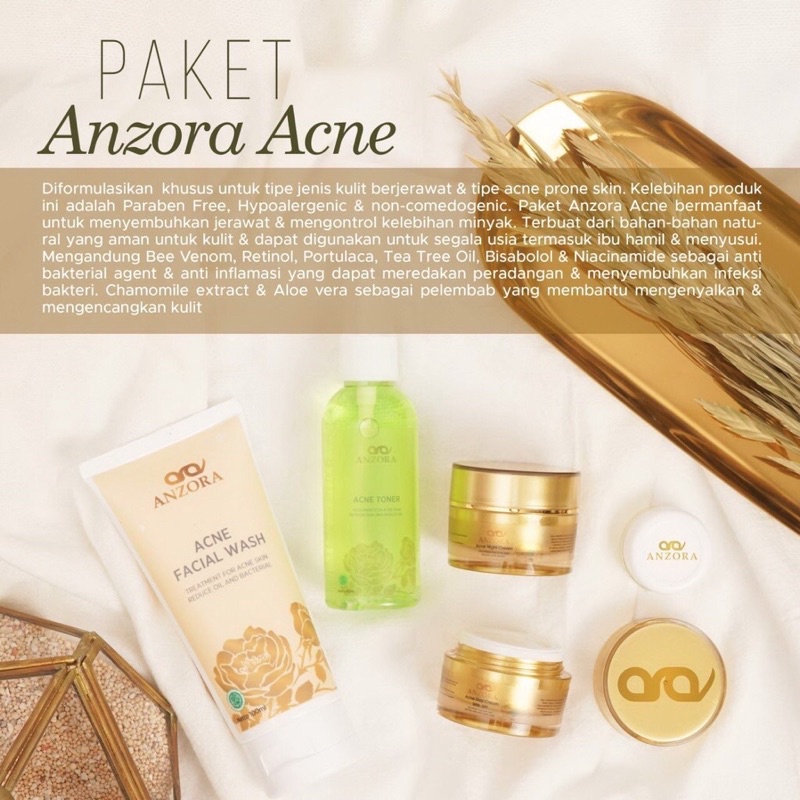 Jual Anzora Skincare Acne Series | Shopee Indonesia