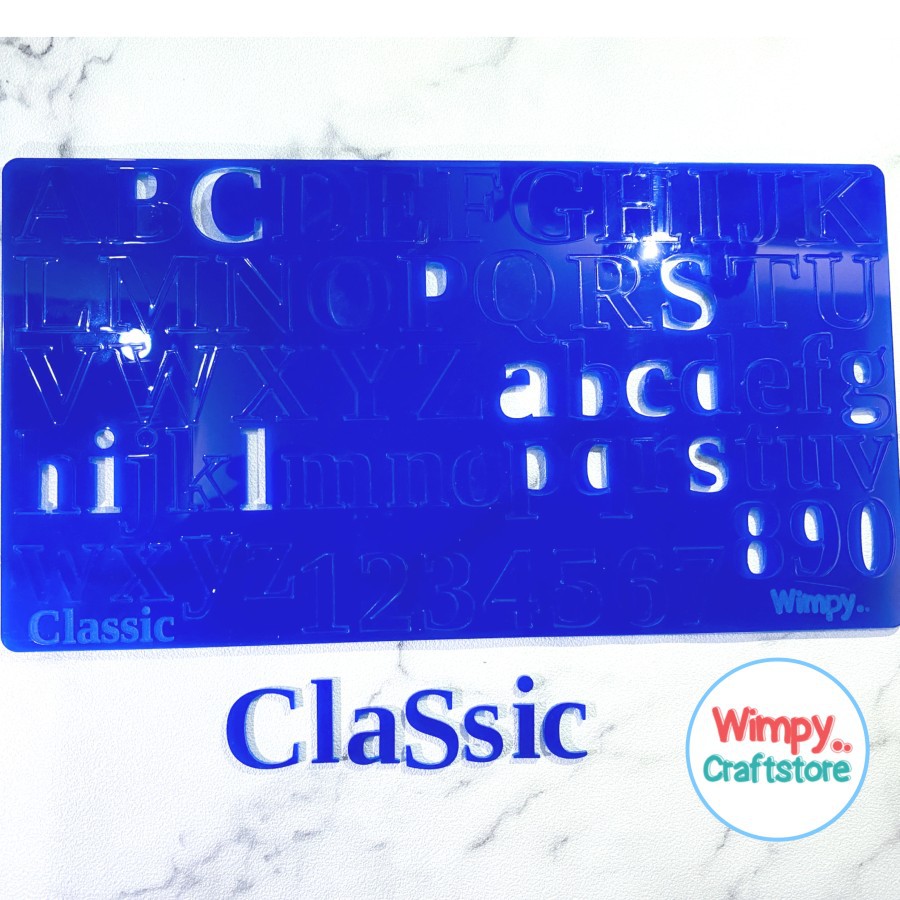 Jual Wimpy Stamping Stempel Huruf Alphabet Dekorasi Kue Fondant Clay ...