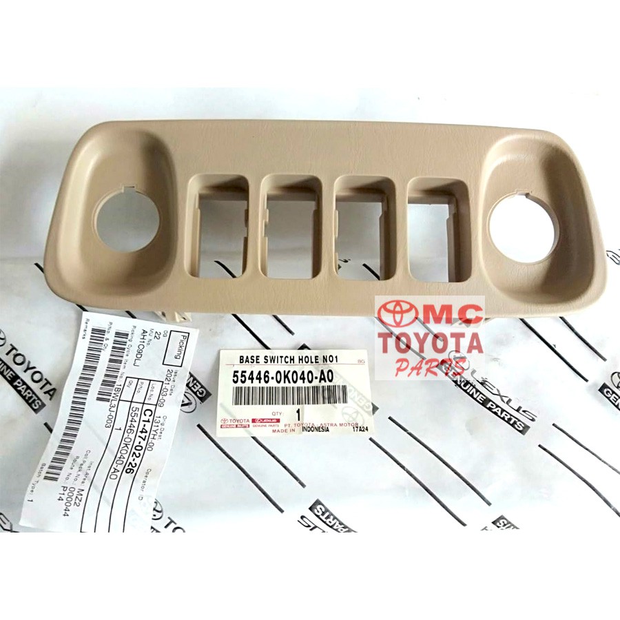 Jual Base Switch Hole Lubang Saklar Dashboard Kijang Innova 55446-0K040 ...