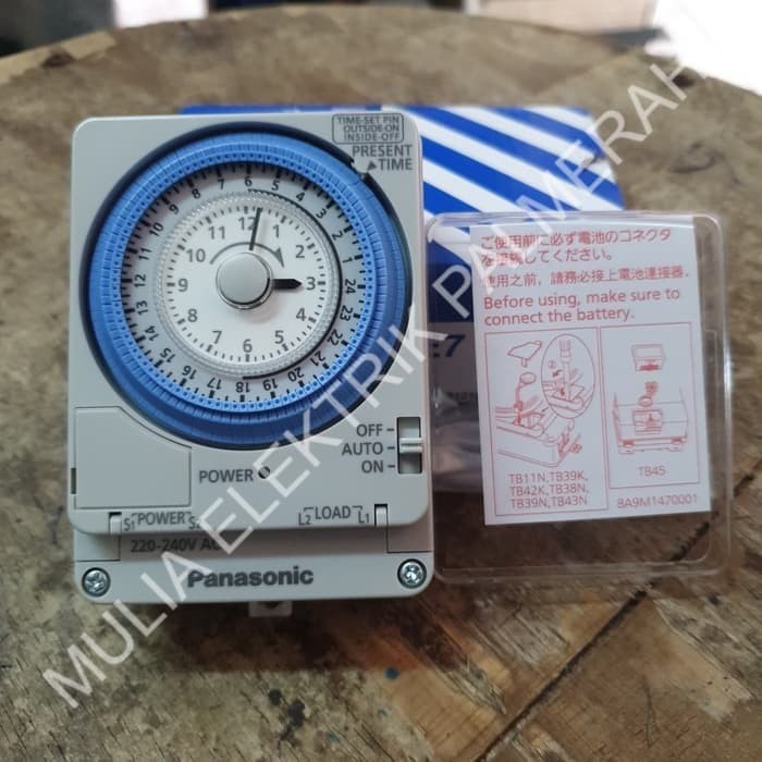 Jual TIMER PANASONIC TB38809NE7 TIME SWITCH / TIMER ANALOG PANASONIC ...