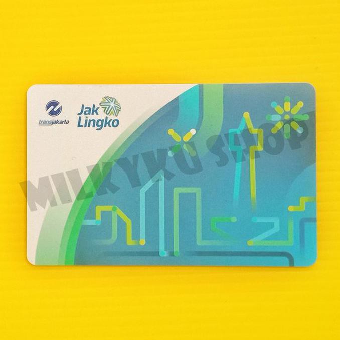 Jual KARTU JAK LINGKO / JAKLINGKO / OK TRIP UNTUK ANGKOT BUSWAY MRT LRT ...