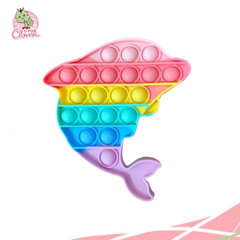 Jual DOLPHIN POP IT / animal popit viral fidget lumba hewan | Shopee ...