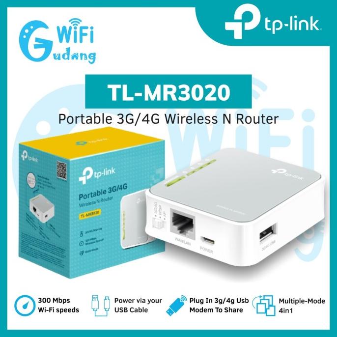 Jual TP-Link TL-MR3020 150Mbps Portable 3G/4G Wireless N Router ...