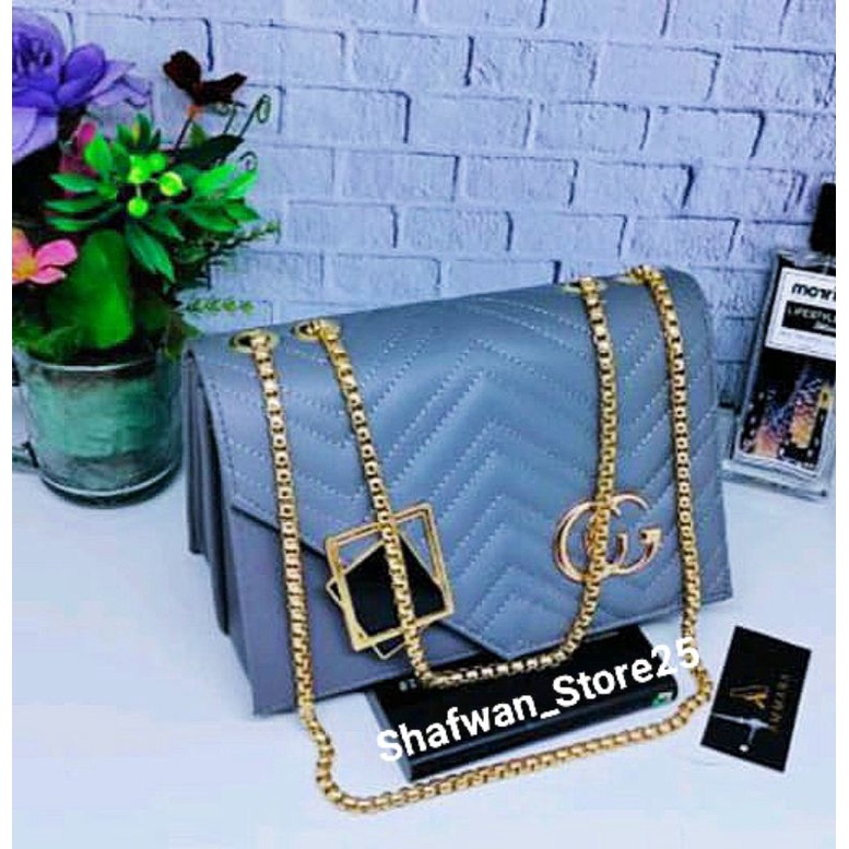 Jual Tas Rantai//Tas Selempang wanita kekinian //Fashion Wanita//Tas ...