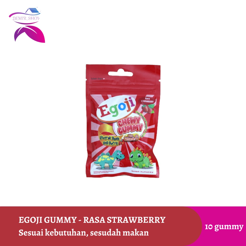 Jual Egoji Chewy Gummy Sachet Multivitamin Anak Untuk Daya Tahan Tubuh ...