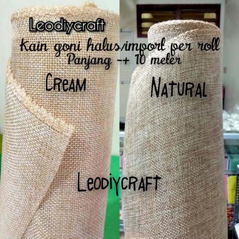Jual Kain Goni Import Per roll - ( - +10Meter ) - kain goni halus ...