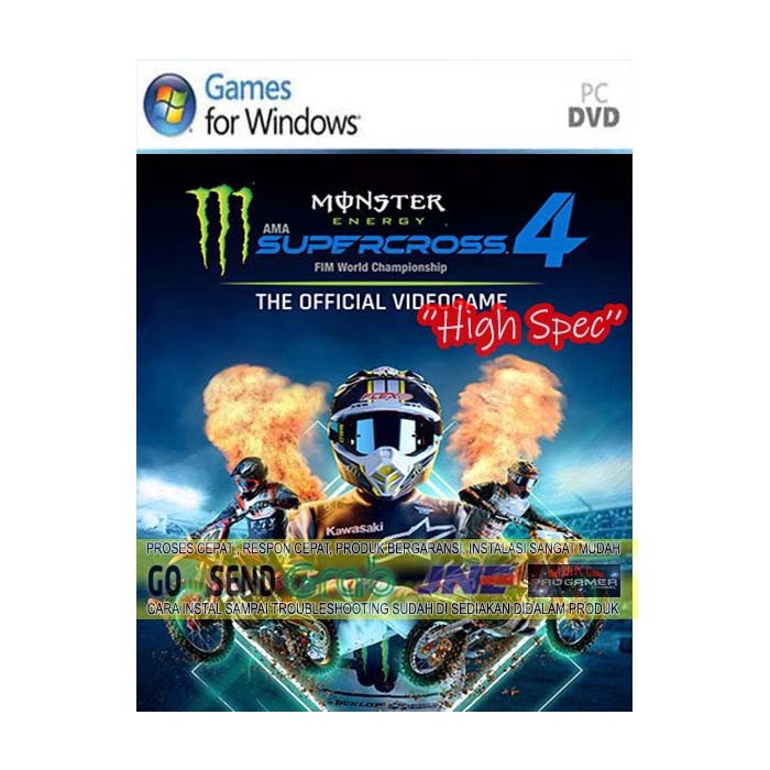 Jual MONSTER ENERGY SUPERCROSS THE OFFICIAL VIDEOGAME 4 | PC GAME ...