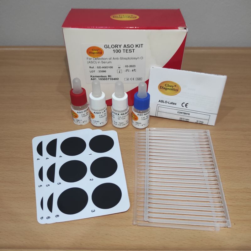 Jual Reagen ASTO - ASO Latex Kit 100 Test Glory | 12-2024 | Shopee ...