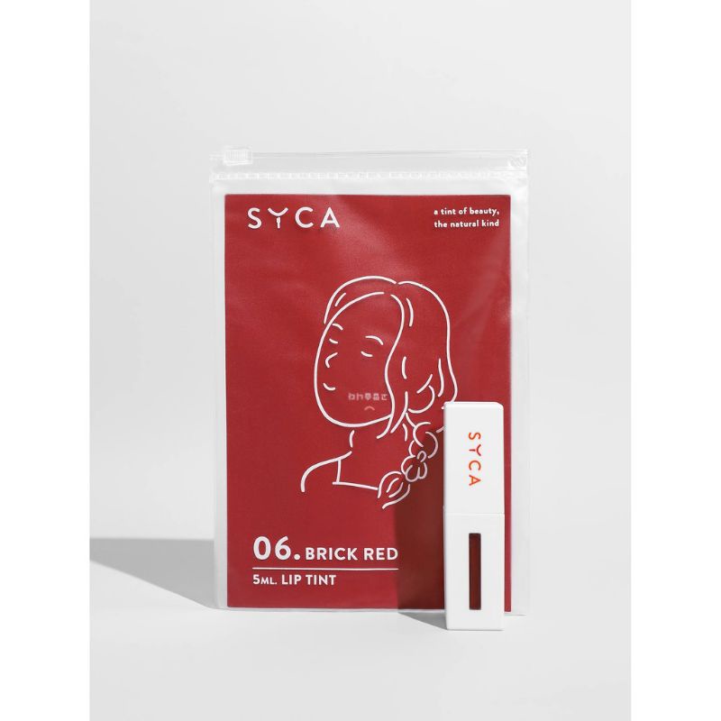 Jual (BPOM) SYCA LIP TINT (VELVET / TANGERINE / CARAMEL/ RED ROSE ...