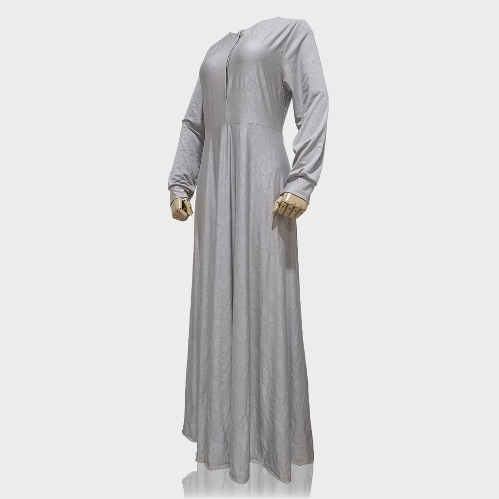 Jual Gamis Jersey Emboss Baju Wanita Dewasa Long Dress Muslim Motif ...