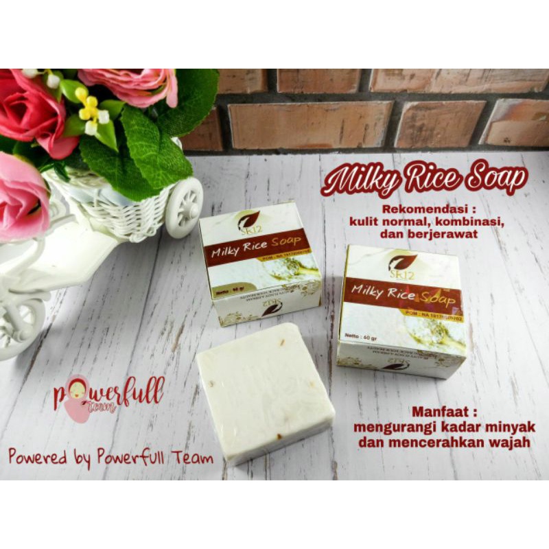 Jual MILKY RICE SOAP sr12 60g Sabun Untuk Kulit Normal dan Kombinasi ...