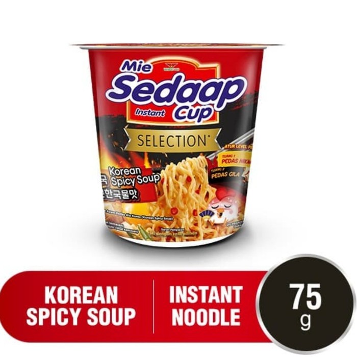 Jual MIE SEDAAP SELECTION KOREAN SPICY SOUP/KUAH 75G | Shopee Indonesia