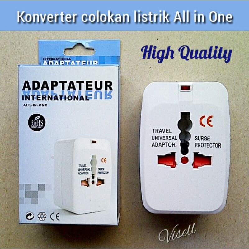 Jual International Travel Adaptor - Steker Colokan Listrik ...