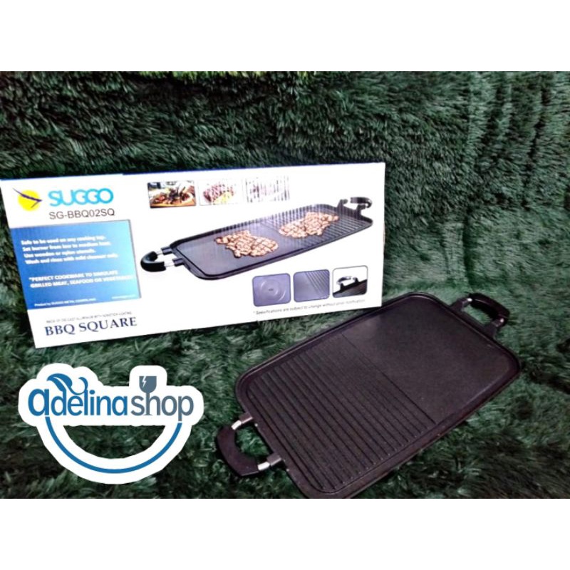Jual Suggo BBQ Square Multi Grill Pan | Shopee Indonesia