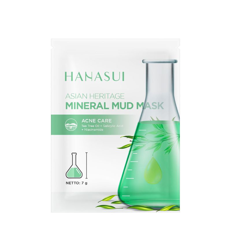 Jual Hanasui Mineral Mud Mask Asian Heritage (1 pcs) | Shopee Indonesia