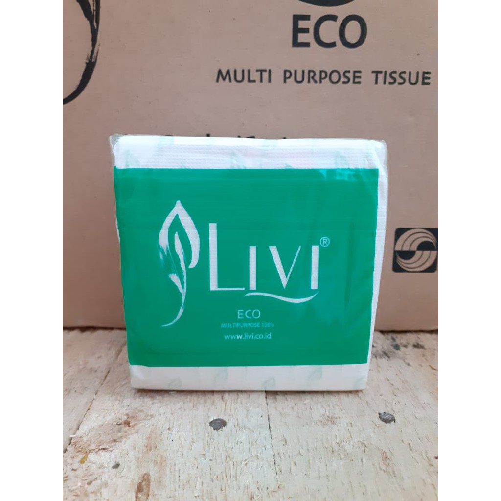 Jual LIVI ECO Multipurpose 150s -- Tissue Meja | Shopee Indonesia