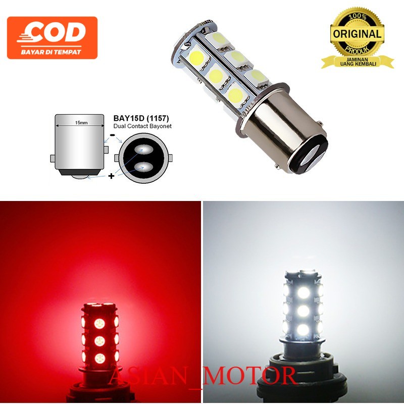 Jual Lampu REM LED Strobo Kedap Kedip Untuk Mobil dan Sepeda Motor - Stoplamp Stop Lamp Bayonet ...