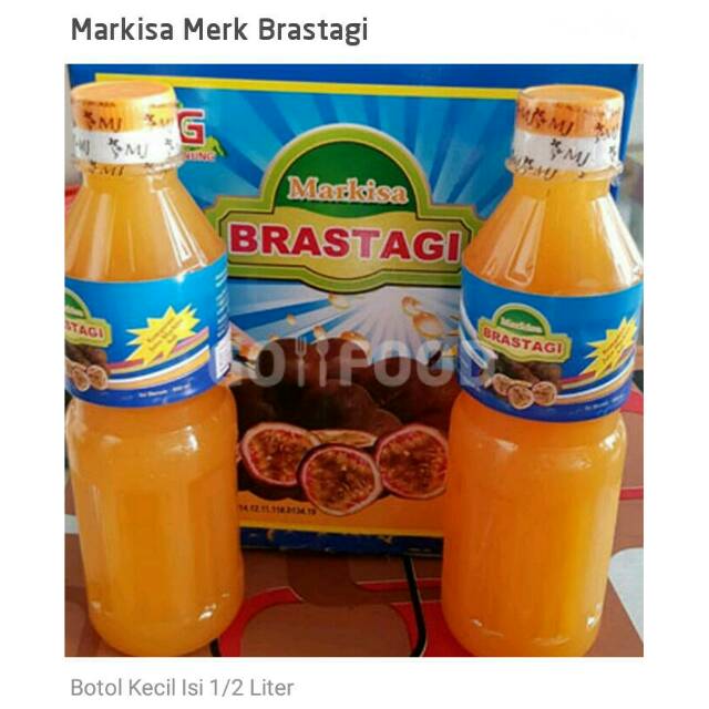 Jual SIRUP MARKISA ASLI MERK BRASTAGI 500 ml ( Harga Perbotol ...
