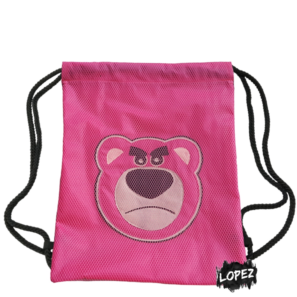 Jual Tas Jaring Lotso Angry Furball / Tas Serut Toy Story ...