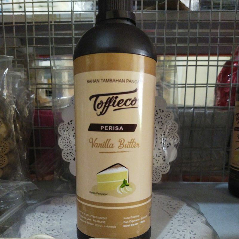 Jual Toffieco pasta perisa 1 liter (vanilla butter, choco blackforest ...