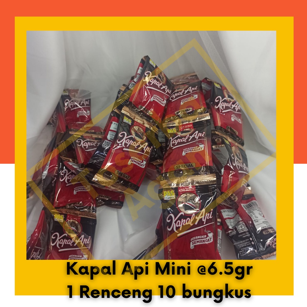 Jual Kapal Api Mini Kopi 1 renceng 10 sachet 6.5gr SPECIAL | Shopee ...